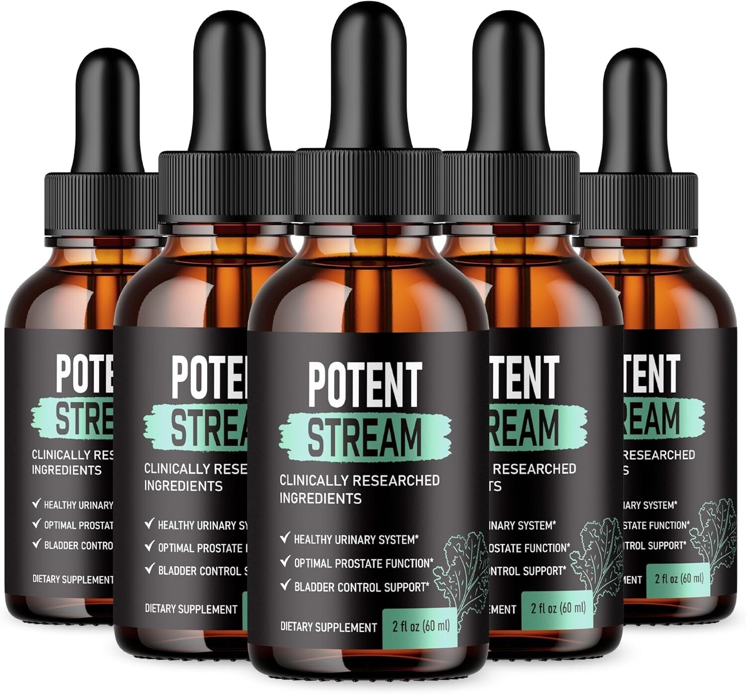 ( 5 Pack ) Potent Stream Drops, Potent Stream Prostate Support Drops | eBay