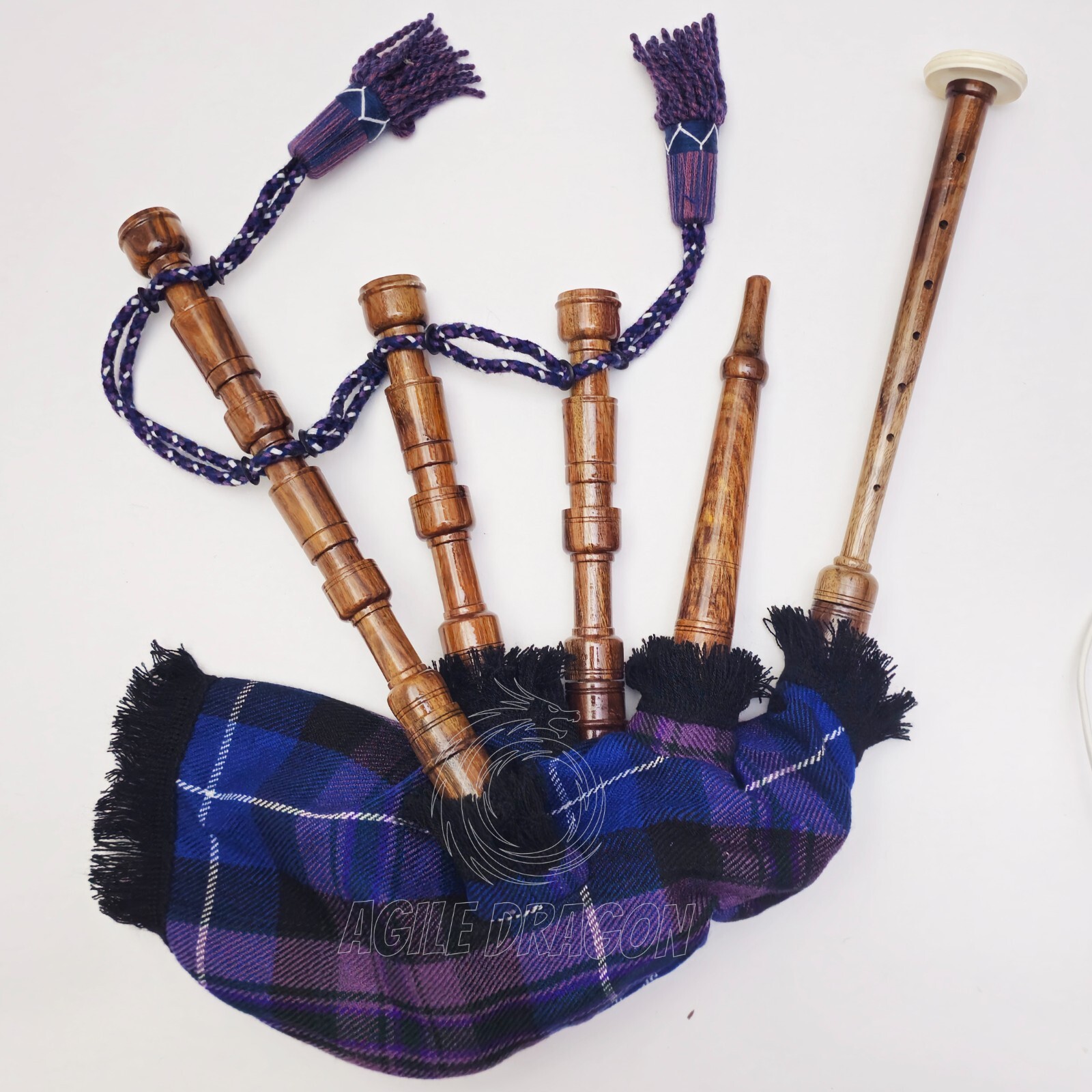 Kids Mini Small Scottish Bagpipes Toy children’s playable Set with 2 ...