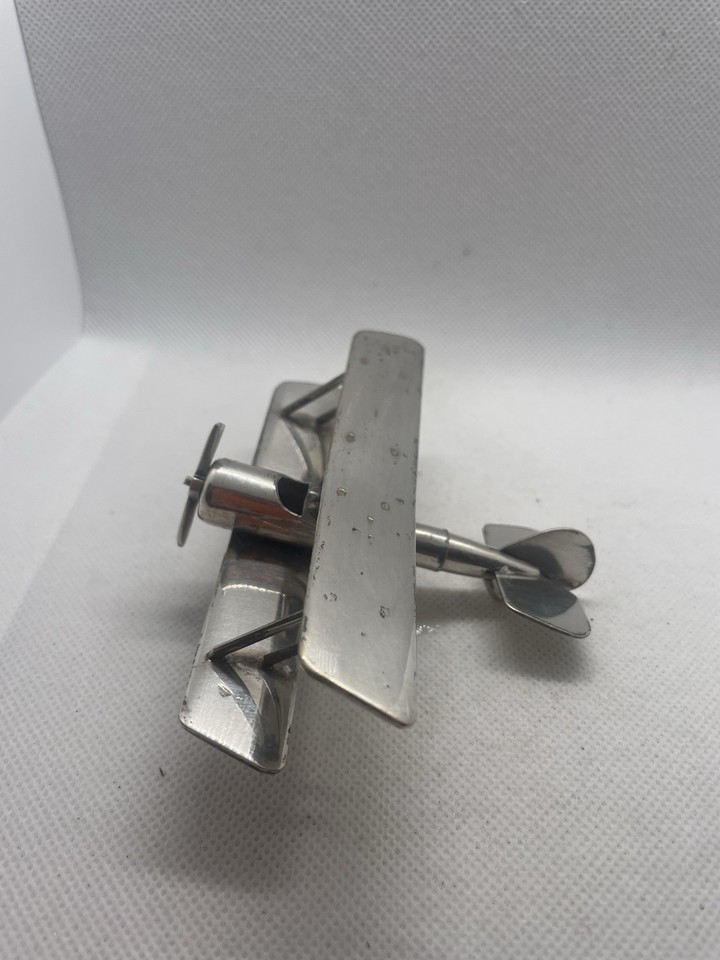 Trench Art Bi-plane Silver Plated WW1 | eBay
