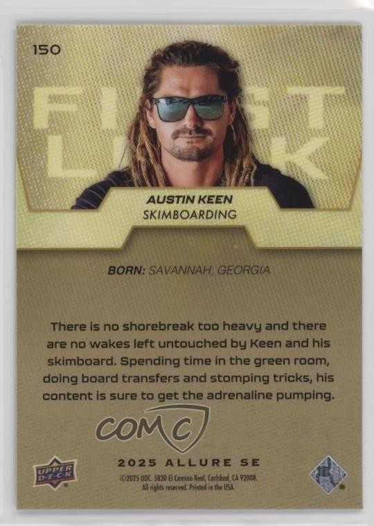 2025 Upper Deck Allure SE First Look Austin Keen #150 | eBay