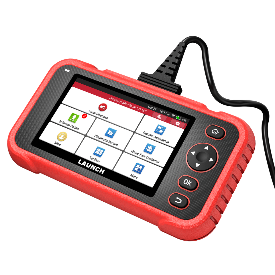 Launch CRP129 MT Motorcycle OBD2 Car Scanner Engine ABS SRS SAS ...