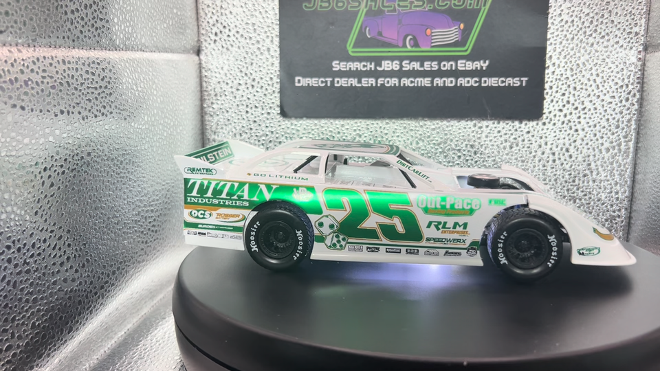 ADC White Series 1/24 Jason Feger #25 ADC DW225M636 Diecast Dirt Late ...