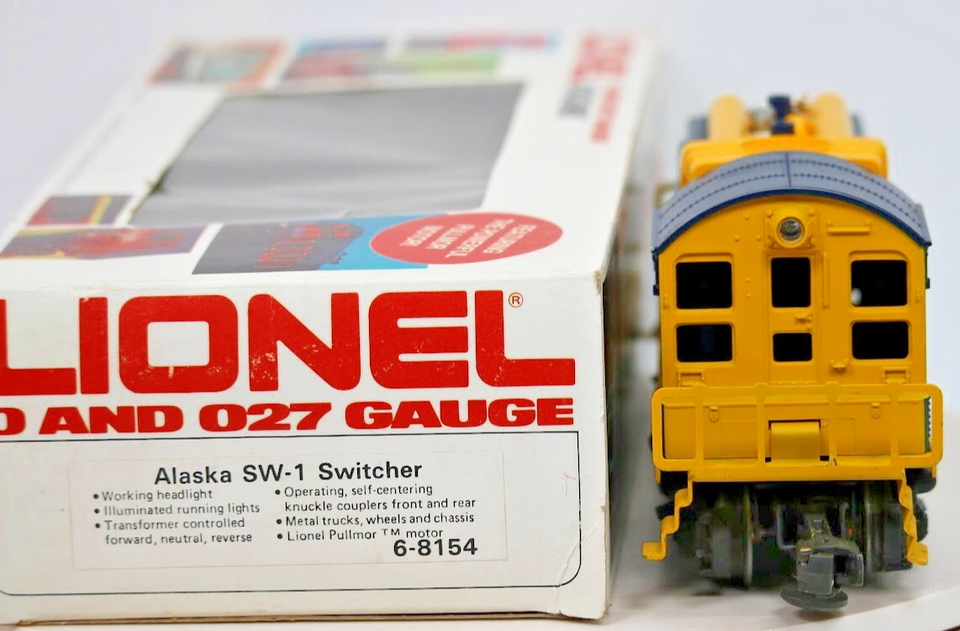 Lionel Alaska Railroad SW-1 Switcher — 6-8154 — O & O-27 Gauge — LN in ...