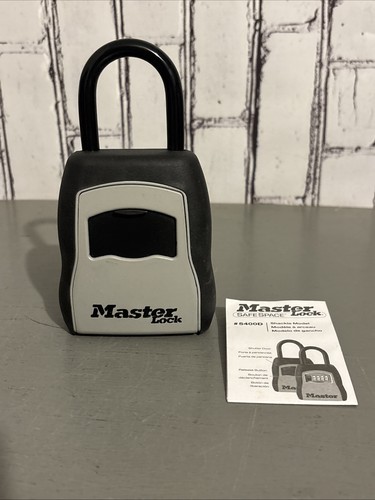 Master Lock 5400D Portable Combination Lock Box - Black | eBay