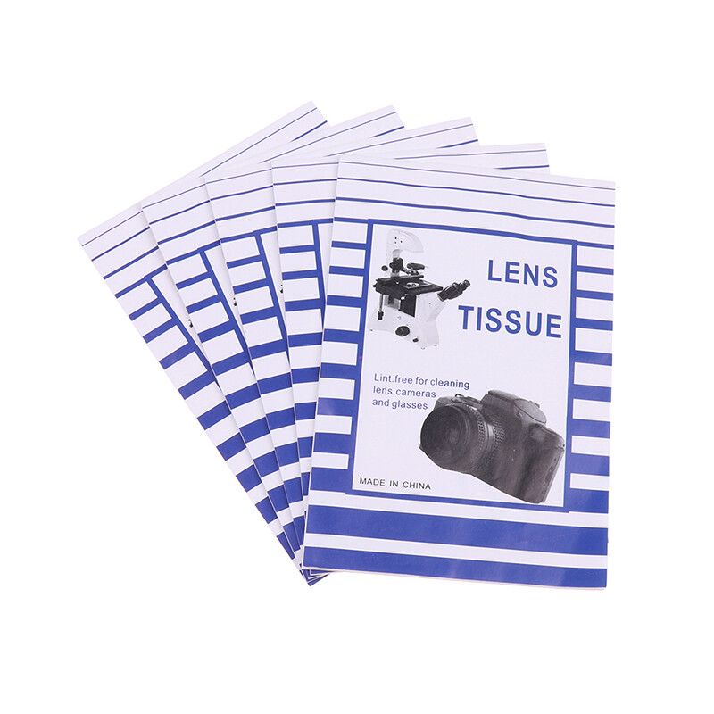 50 Pcs / Lens paper 10 * 15cm large lens wiping paper single mirror ...