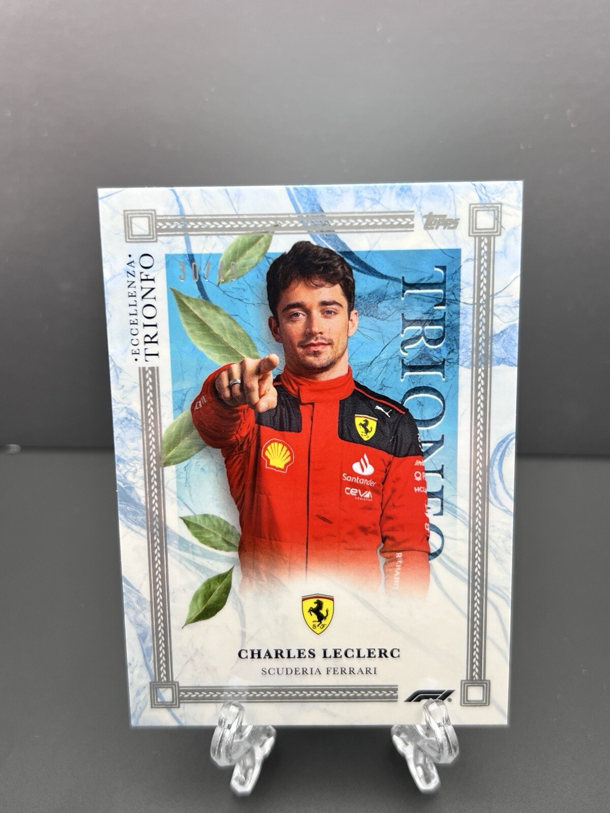 2023 Topps Formula 1 F1 Eccellenza Trionfo Charles Leclerc 30/49 ...