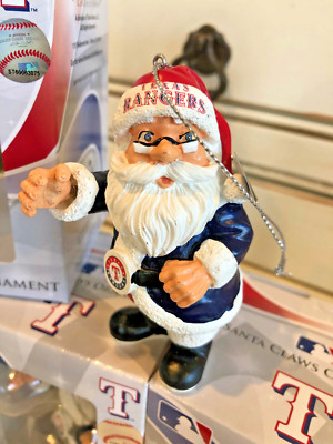 Santa Claus Texas Rangers Mascot CHRISTMAS ORNAMENT Bobblehead from ...