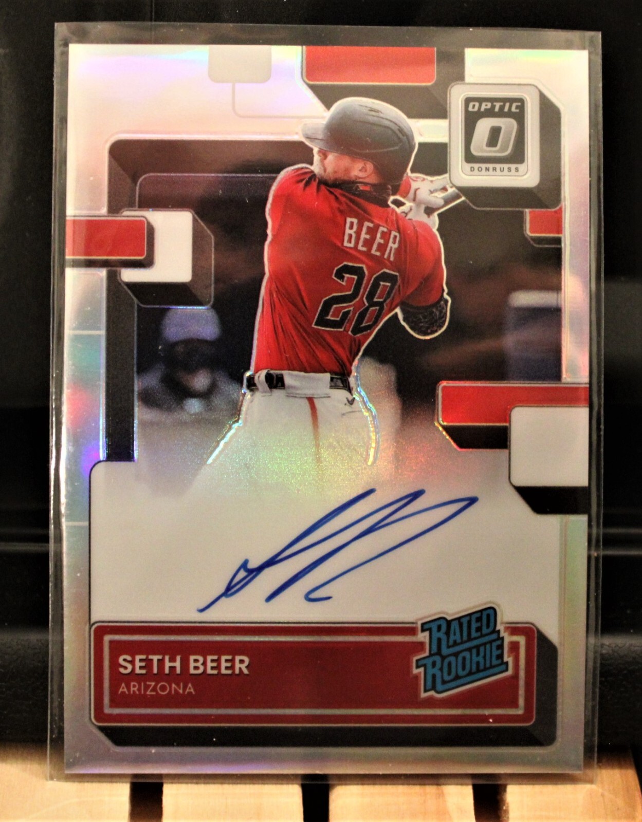 2022 Panini Donruss Optic - Rated Rookie Signatures #RRS-SB Seth Beer ...