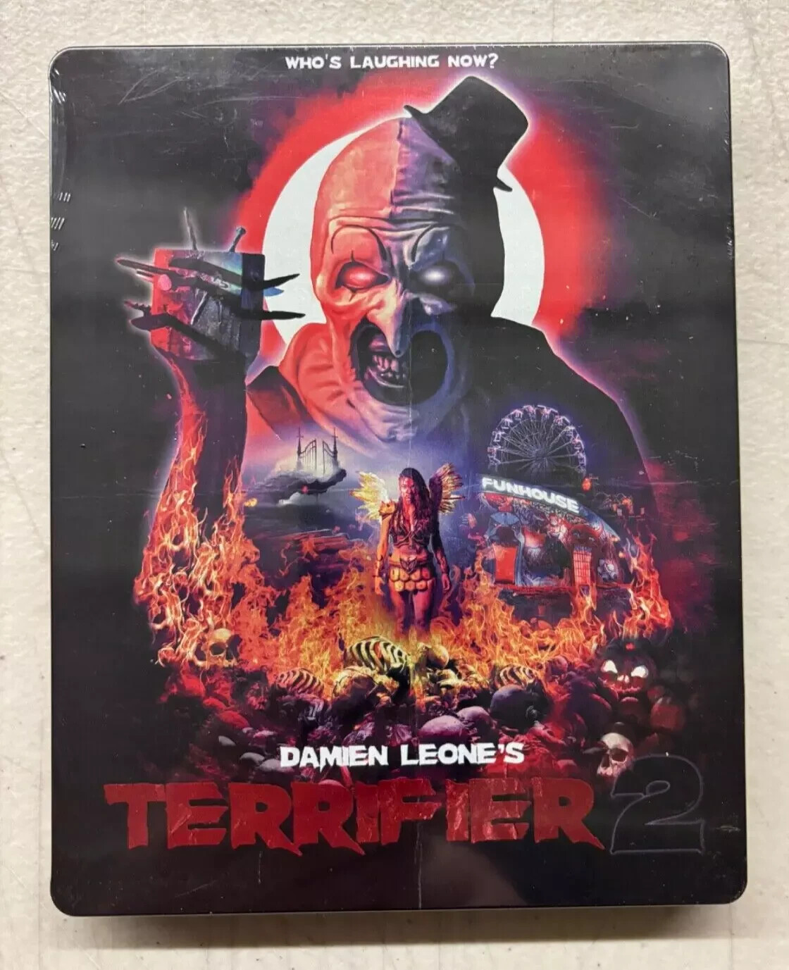TERRIFIER 2 Blu-Ray Steelbook Limited Edition Mint No dents with Blu ...