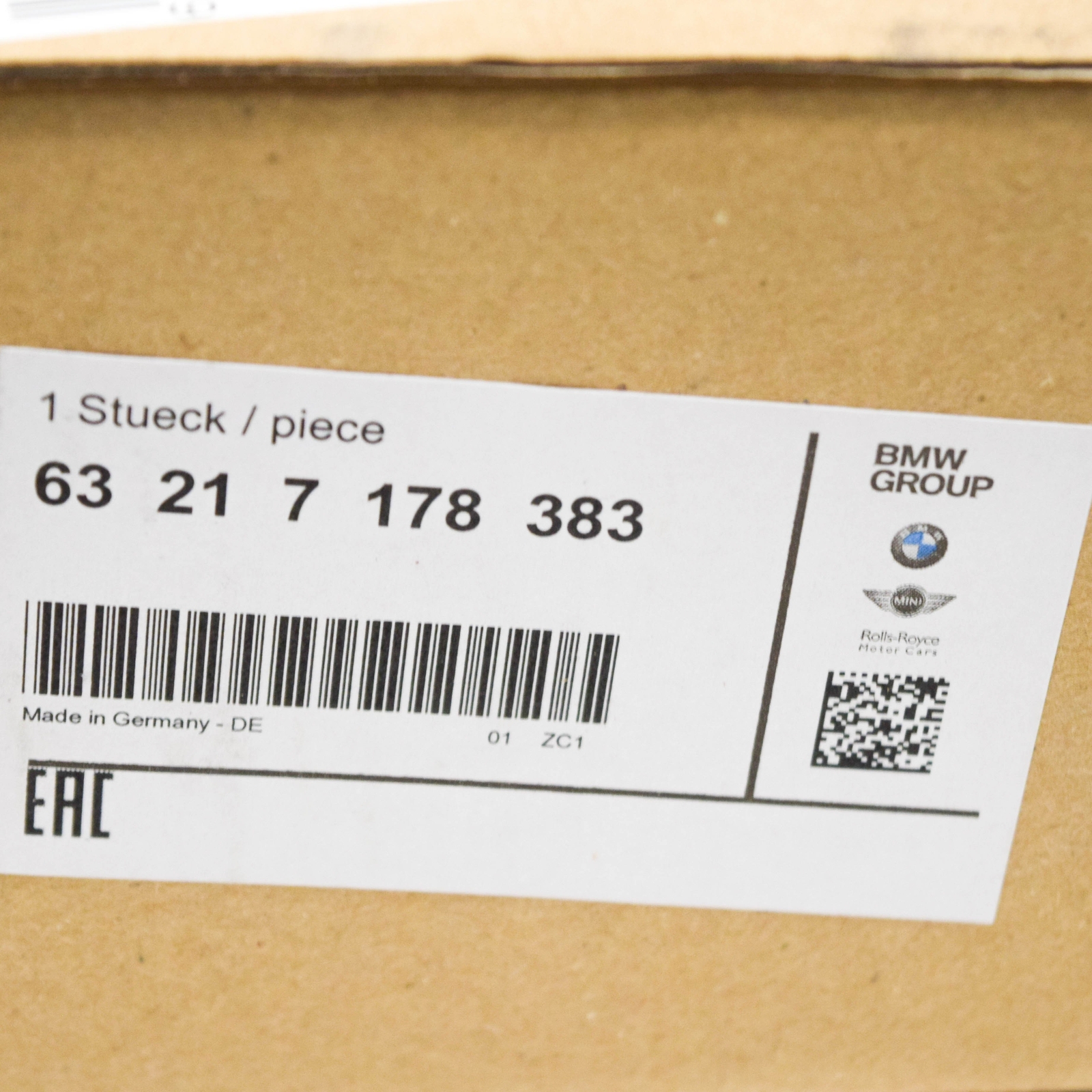 BMW 3 E93 Rear Left Taillight Bulb Holder 63217178383 7178383 NEW ...