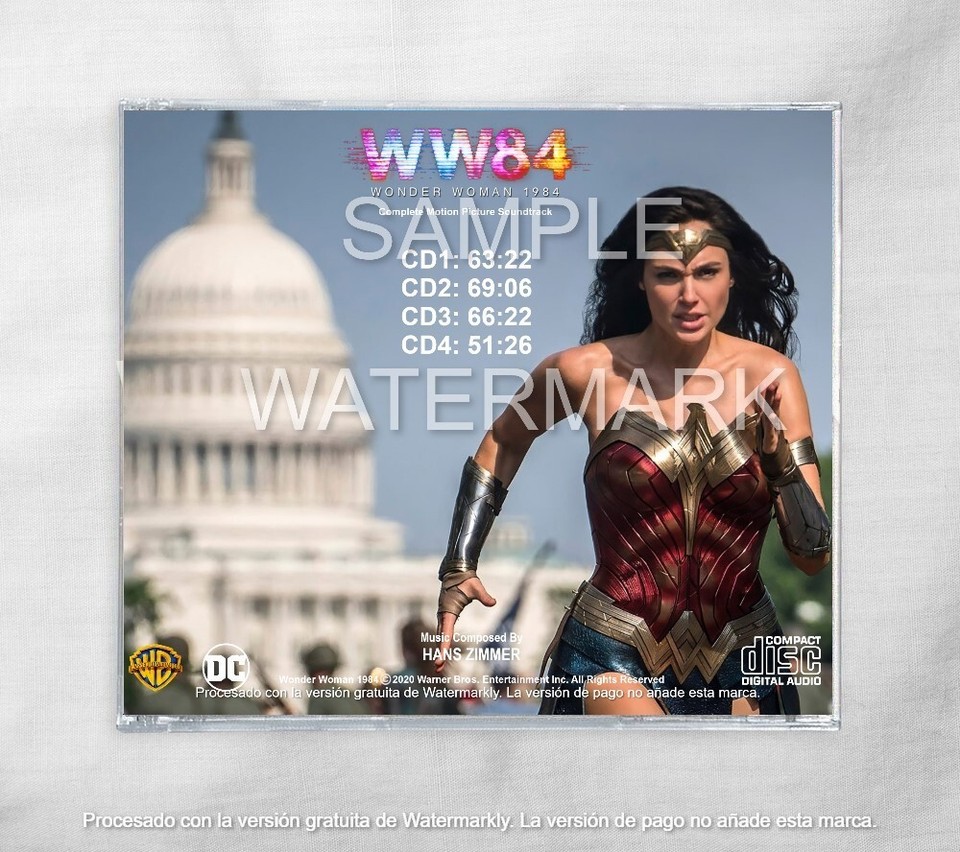 Wonder Woman 1984 Score complète 4 CD Hans Zimmer | eBay