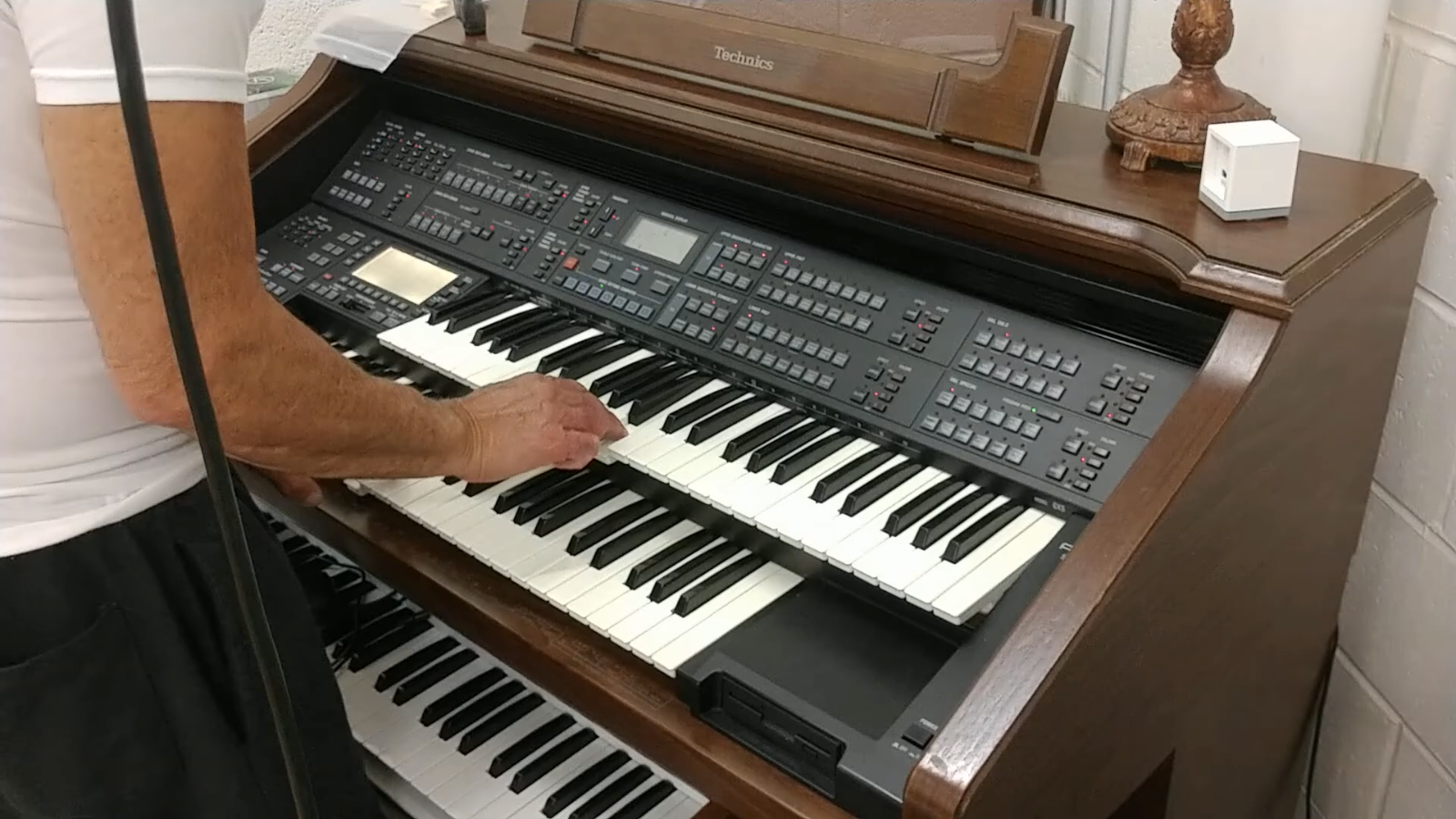 Technics SX-GX5 Electronic Organ Great PCM Sound Synthesizer PIANO ...