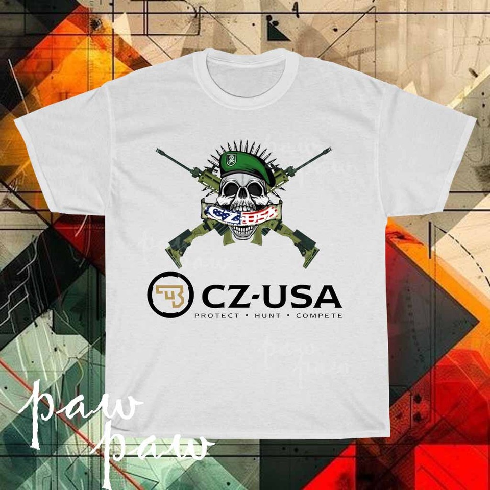 New CZ-USA Logo Men's T-shirt funny size S to 5XL | eBay