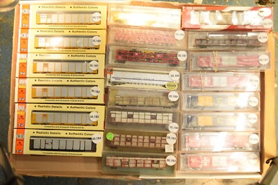 N Scale AUTO RACK AND BOX CAR UP SP SF CO ATSF AMTK B&O cars sold ...