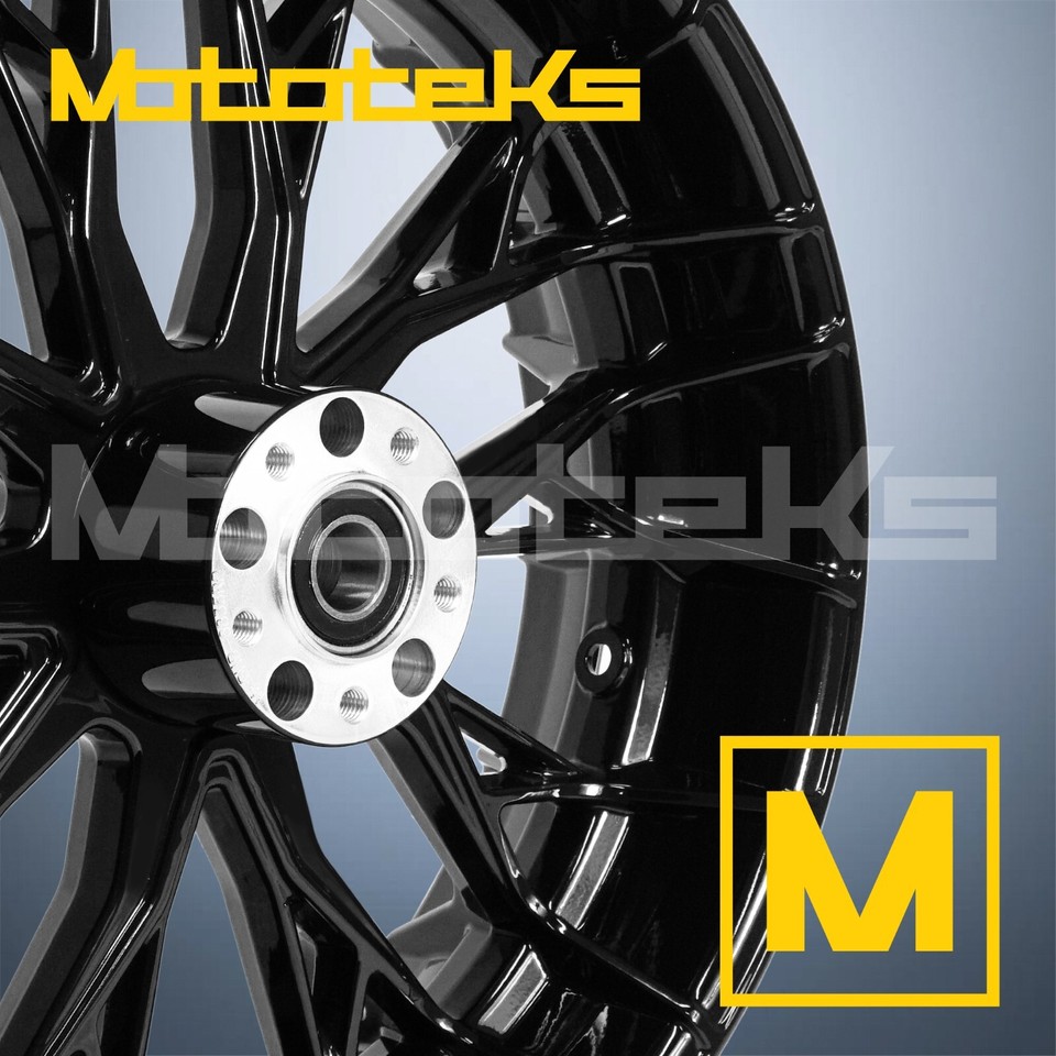 18" 18X5.5 RAIDER MAG WHEEL BLACK FOR HARLEY SOFTAIL MODELS FRONT RIM ...