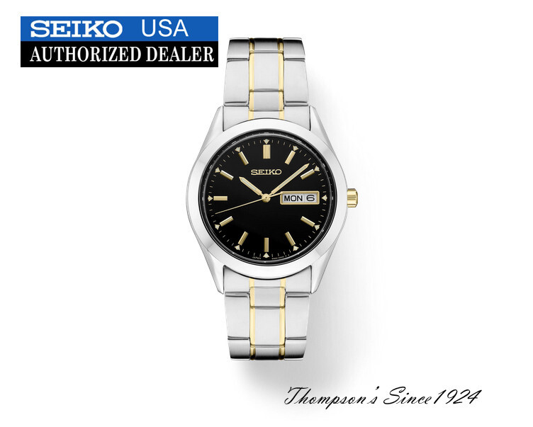 Seiko Essentials Collection SUR363 100m Black dial New in Box AD for ...