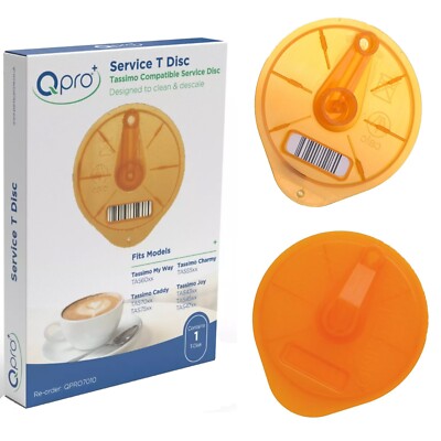 Orange T-Disc Barcode Cleaning Disc for Tassimo Pod Machines 17001491 ...