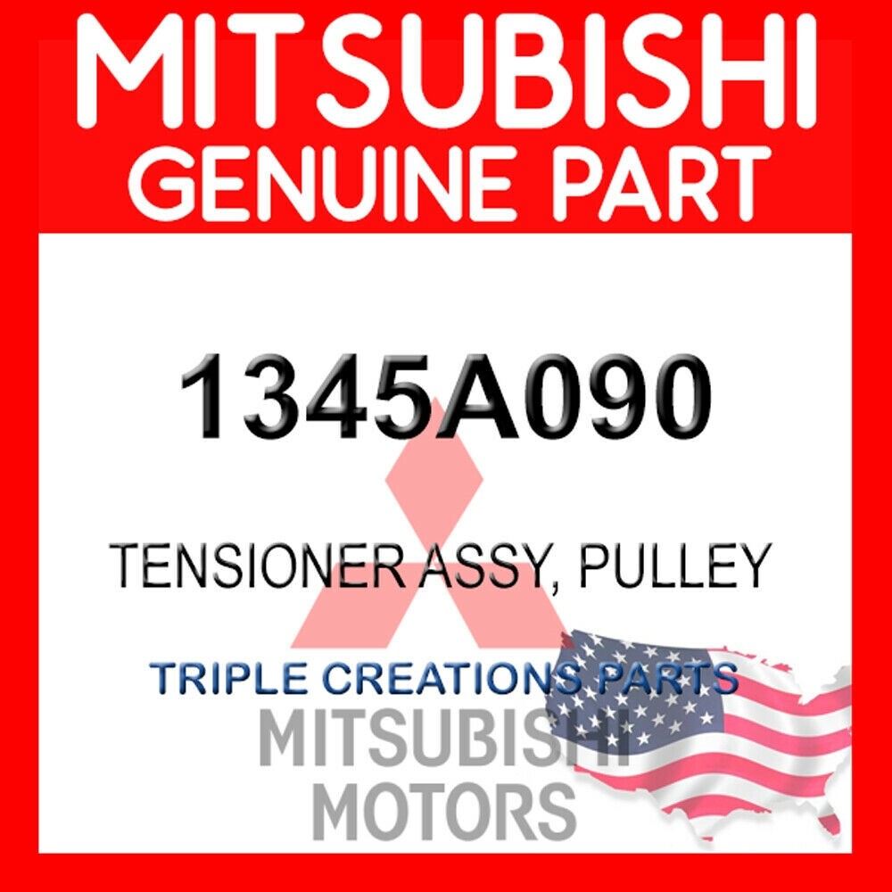 1345A090 Tensioner Assy Pulley Genuine Mitsubishi OEM | eBay