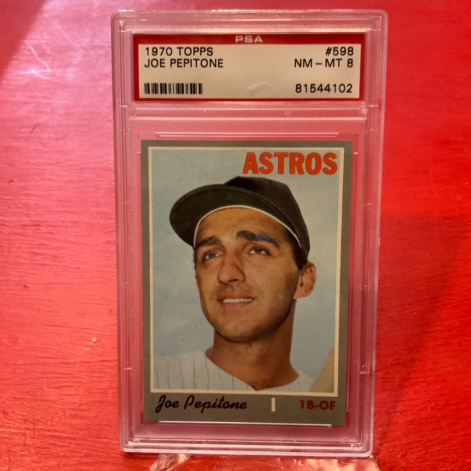1970 Topps Joe Pepitone #598 *Astros* PSA 8 NM-MT | eBay
