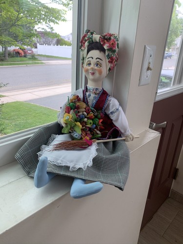 Ukrainian Doll Soloha Handmade With Clay Face Vyshyvanka Souvenier | eBay