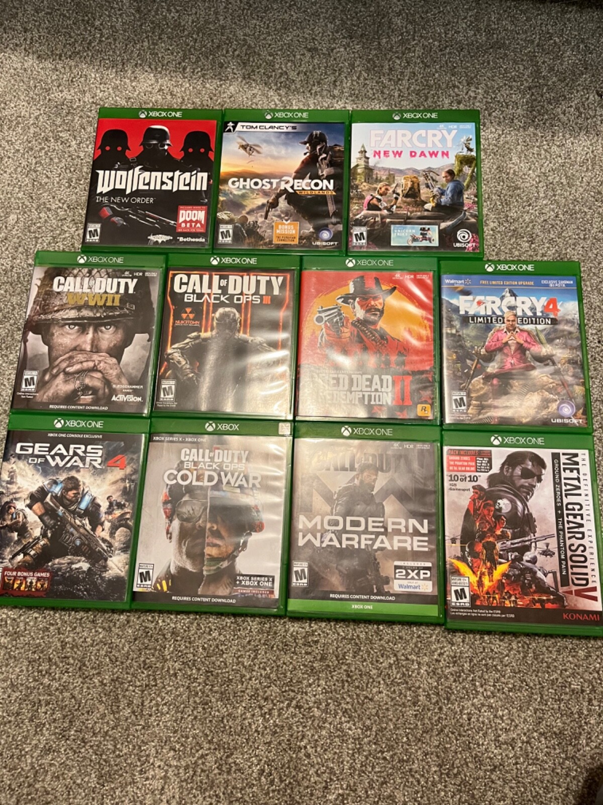 Xbox One Game Lot - Great Titles All Shooters Call of Duty Gears More ...