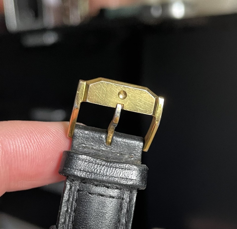 Movado Museum Watch Unisex 18K Gold Plated Case Stainless Back MODEL 87 ...