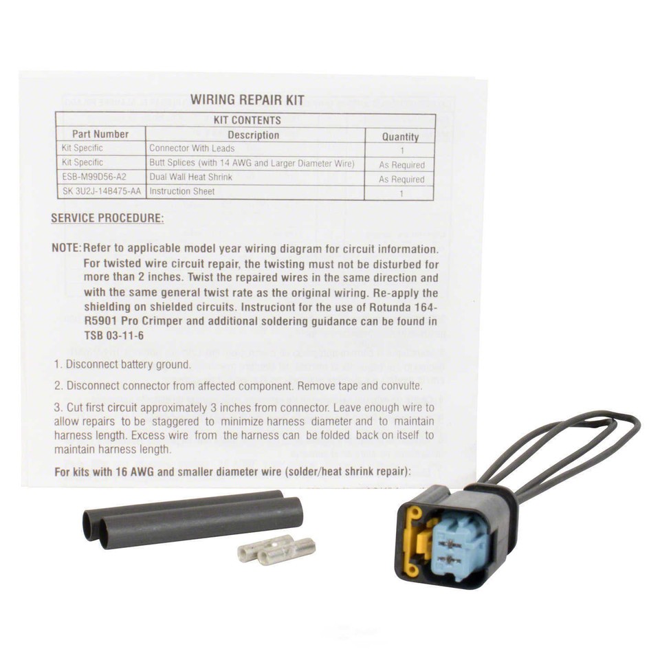 Engine Coolant Valve Actuator and Solenoid Connector Motorcraft WPT ...