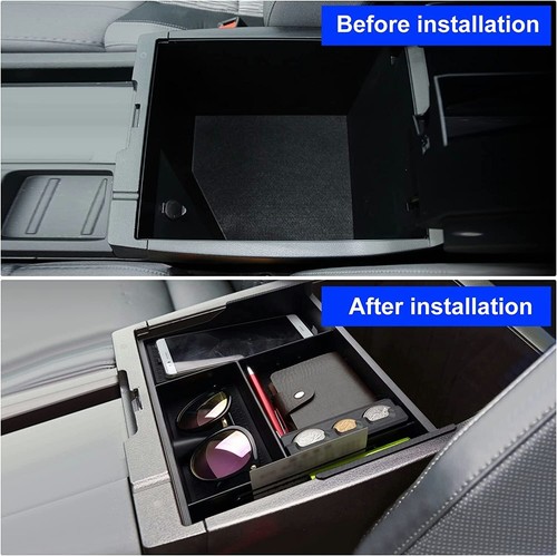 Car Armrest Storage Box For Toyot@ Tundra 2007-21 Center Console Tray ...