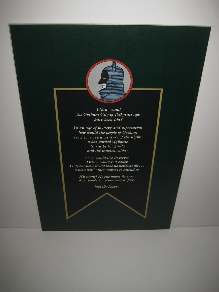 Batman Gotham By Gaslight Elseworlds vs Jack the Ripper Mike Mignola DC ...