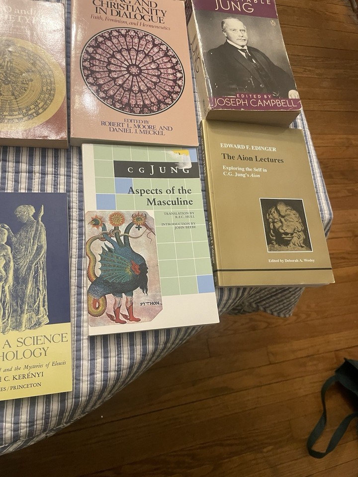 Lot of 23 Carl Jung Books Psychology Of The Unconscious Mandala ...