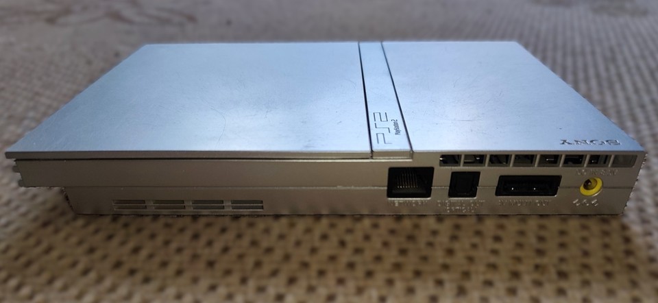 Sony PlayStation 2 Slim Console PAL Silver (SCPH-77004) *READ ...