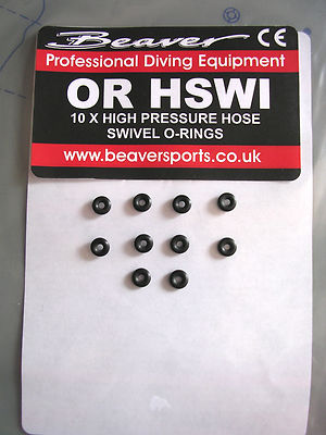 SWIVEL PIN 'O' RINGS scuba diving repair HIGH PRESSURE gauge REGULATOR ...