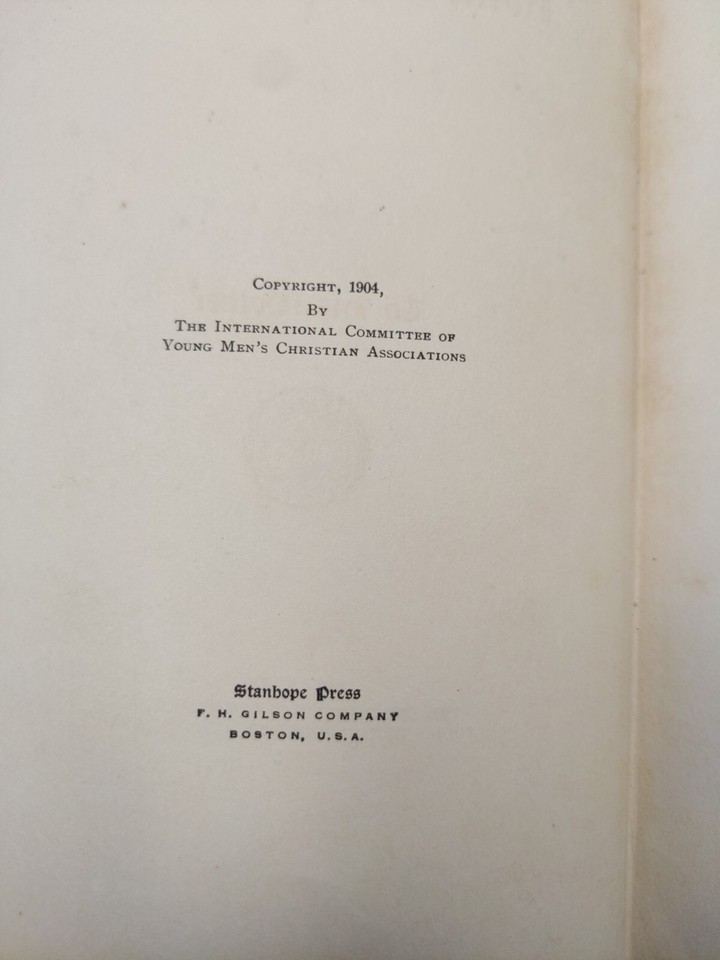 1905 Memorial of Horace William Rose Harry Wade Hicks YMCA Christian ...