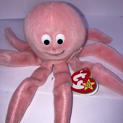 Ty Inky The Octopus Beanie Baby. Style 4028. 11-29-94 8421040285| eBay