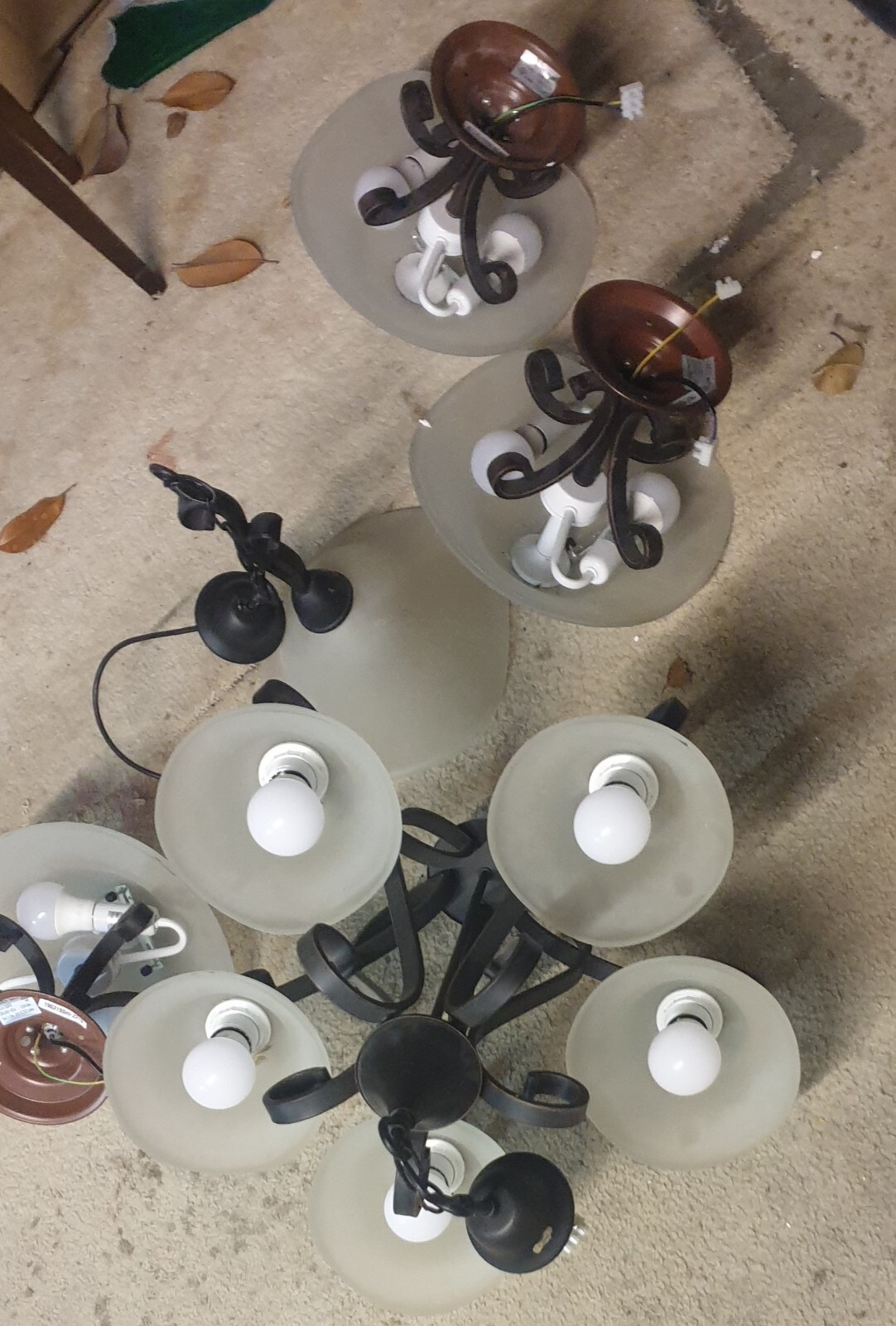 Beacon Lighting Discontinued LUCCI Chandelier Set 6 Pieces | eBay Australia