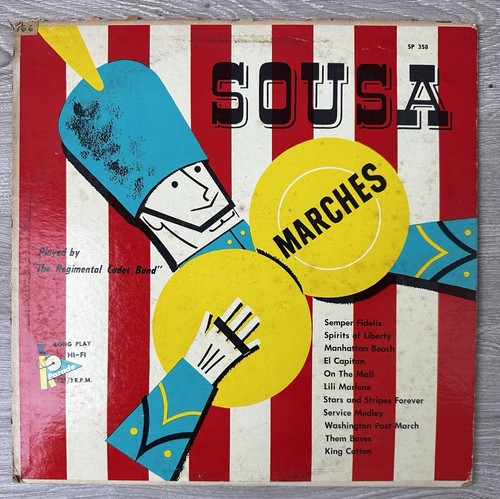 John Phillip Sousa - Marches Vinyl Record - Parade SP 358 - VG | eBay