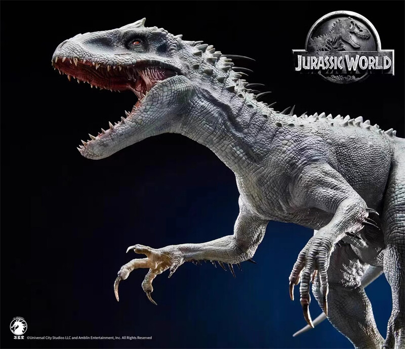 W-Dragon Indominus Rex Dinosaur Model 1/35 Scale T-Rex Animal Statue ...