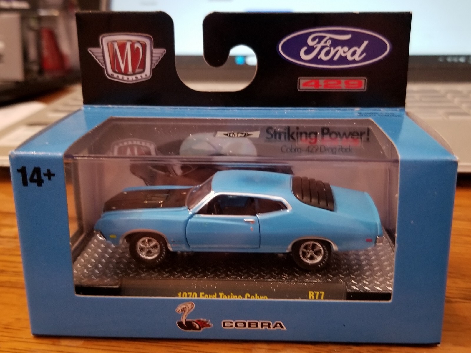 M2 Machines 1970 FORD TORINO COBRA Blue LIMITED EDITION 1:64 Diecast ...