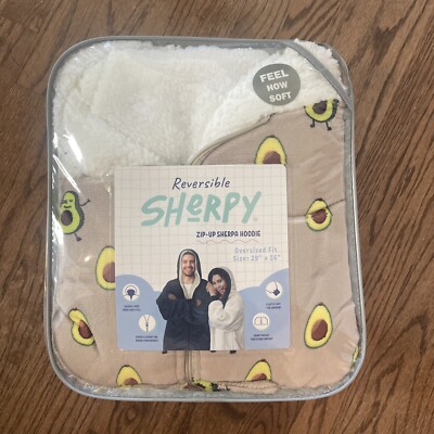 NWT Sherpy Reversible Wearable Zip-Up Sherpa Blanket (Kids One Size) | eBay