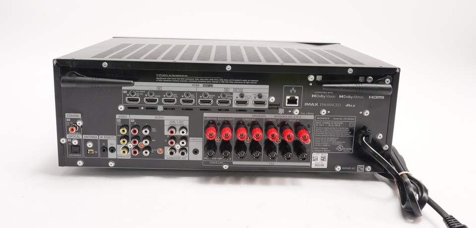 Sony STR-AN1000 7.2 Channel 8K AV Receiver Dolby Atmos, and DTS:X Black ...