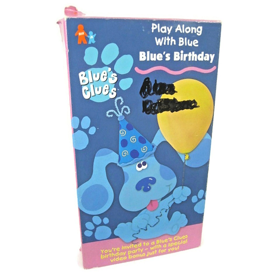 Blue's Clues Story Time Arts Crafts Birthday Nick Jr Viacom 3-VHS Lot ...