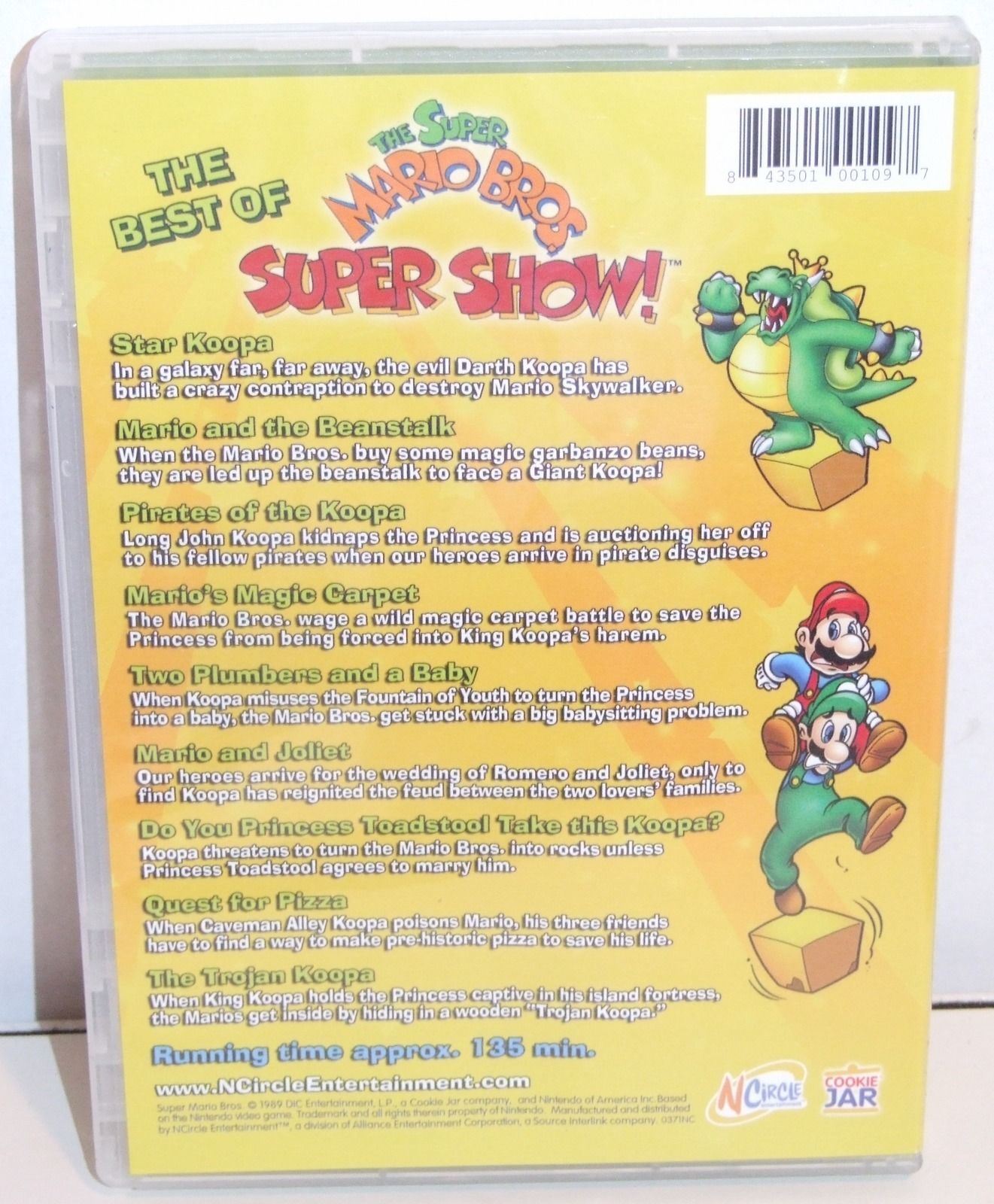The Best of The Super Mario Bros Super Show! DVD | eBay
