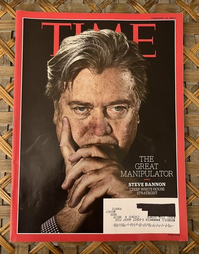 Time Magazine February 13, 2017- The Great Manipulator Steve Bannon | eBay