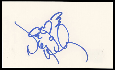 Nancy Wilson Musician Authentic Signed 3x5 Index Card Autographed BAS # ...