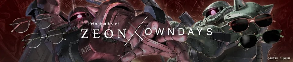 ZEON OWNDAYS Collabo GDM2003B-3A C1 Gundam Zaku Red ZEON EXCLUSIVE ...