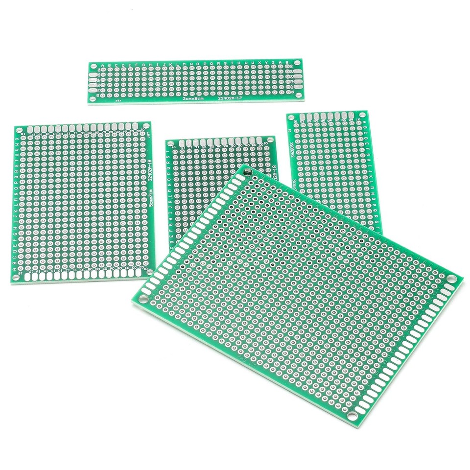 40PCs PCB Board Prototyping PCBs Circuit Boards Kit | 5 Size Universal ...