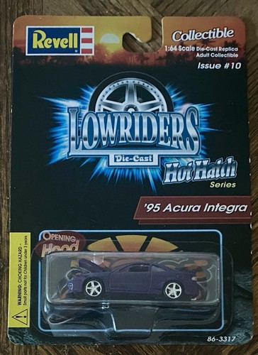 1999 REVELL LOWRIDERS HOT HATCH SERIES '95 ACURA INTEGRA PURPLE W ...