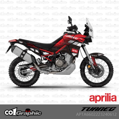 GRAPHICS DECALS STICKERS FULL KIT FOR APRILIA TUAREG 660 2022 2023 2024 ...