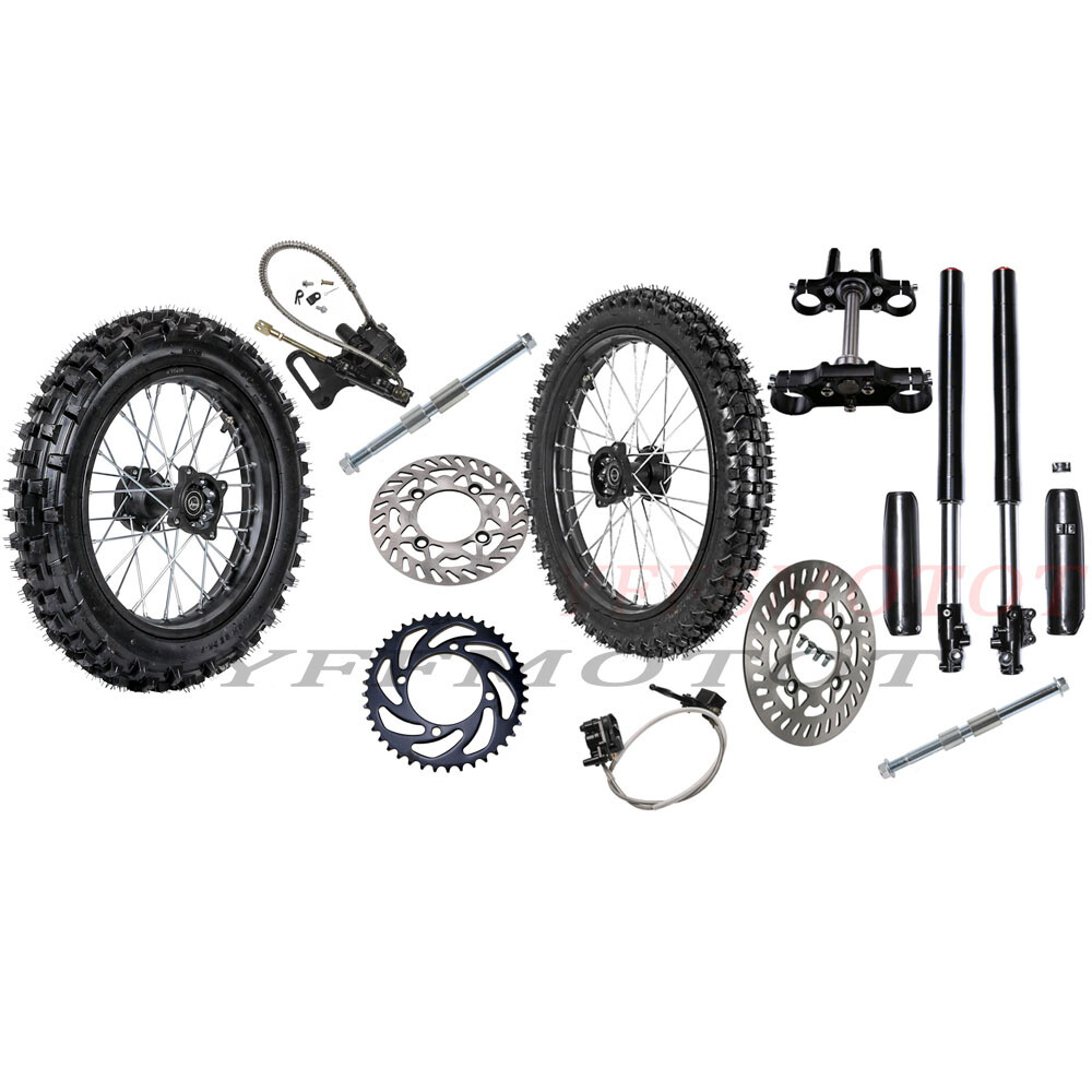 17''+14'' Wheel Rims Tyre Front Fork Triple Tree for KX85 YZ85 CR ...