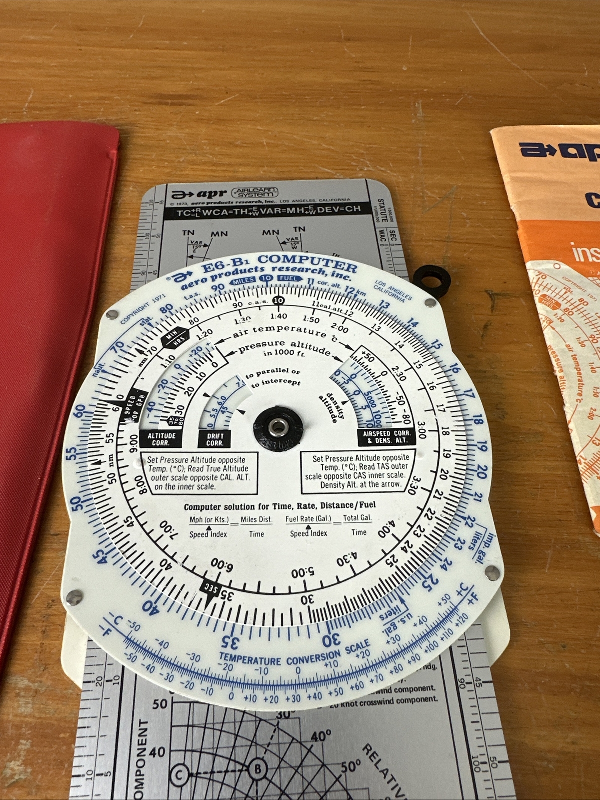 APR E6-B Flight Computer Airlearn System 1972 Aero Products Research w ...